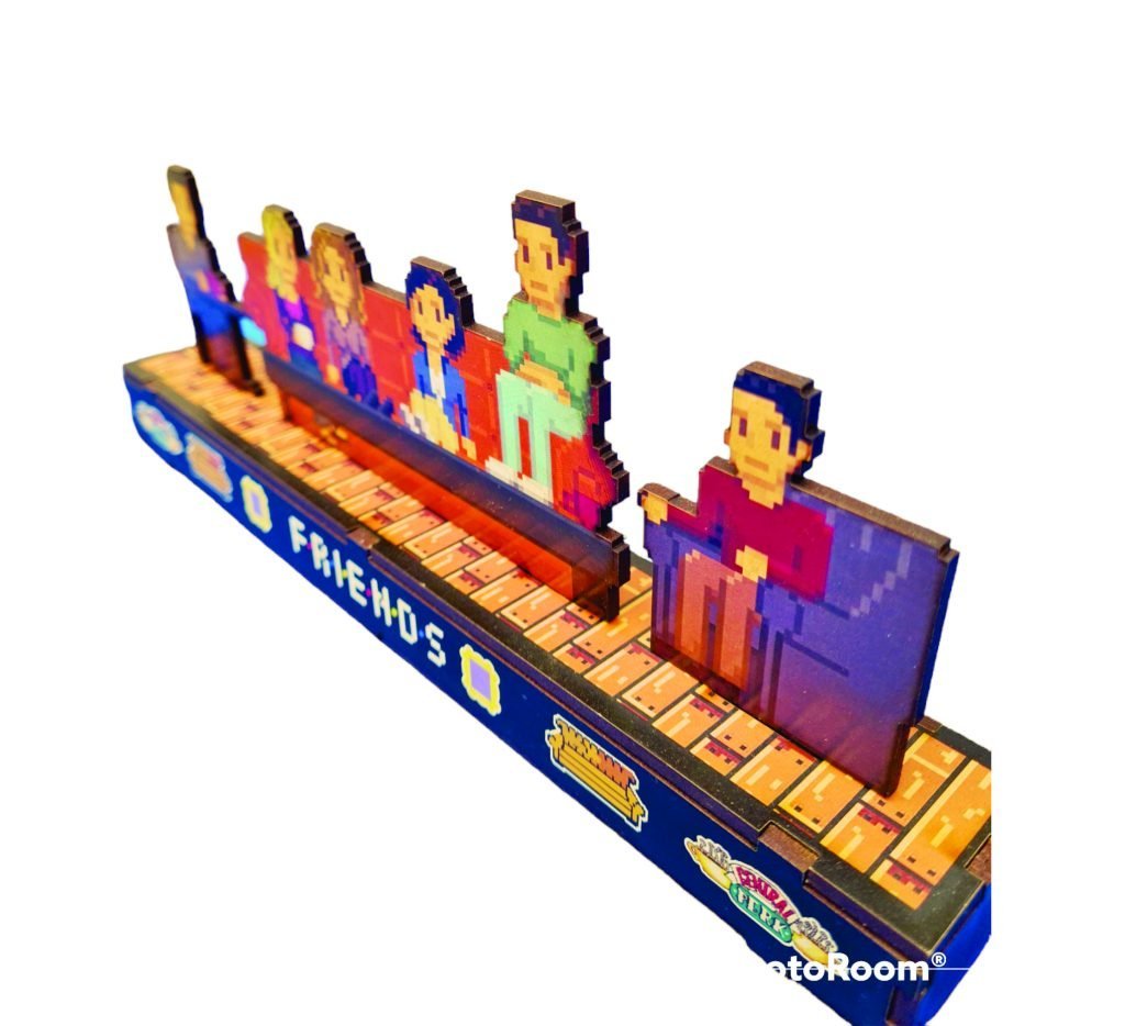 Adorno Pixel Friends - La Puerta de Atrás